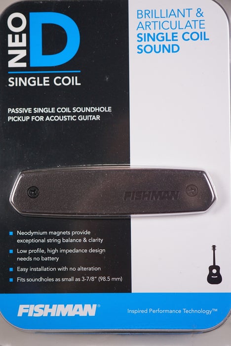 Fishman PRO-NEO-D01 Neo-D Soundhole Acoustic Single Coil Pickup